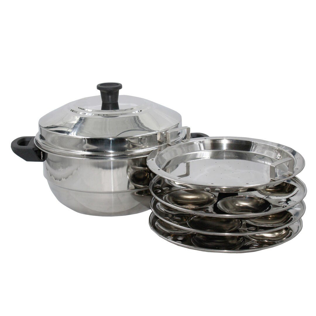 Cookingo Compact Idly Pot – Steel House