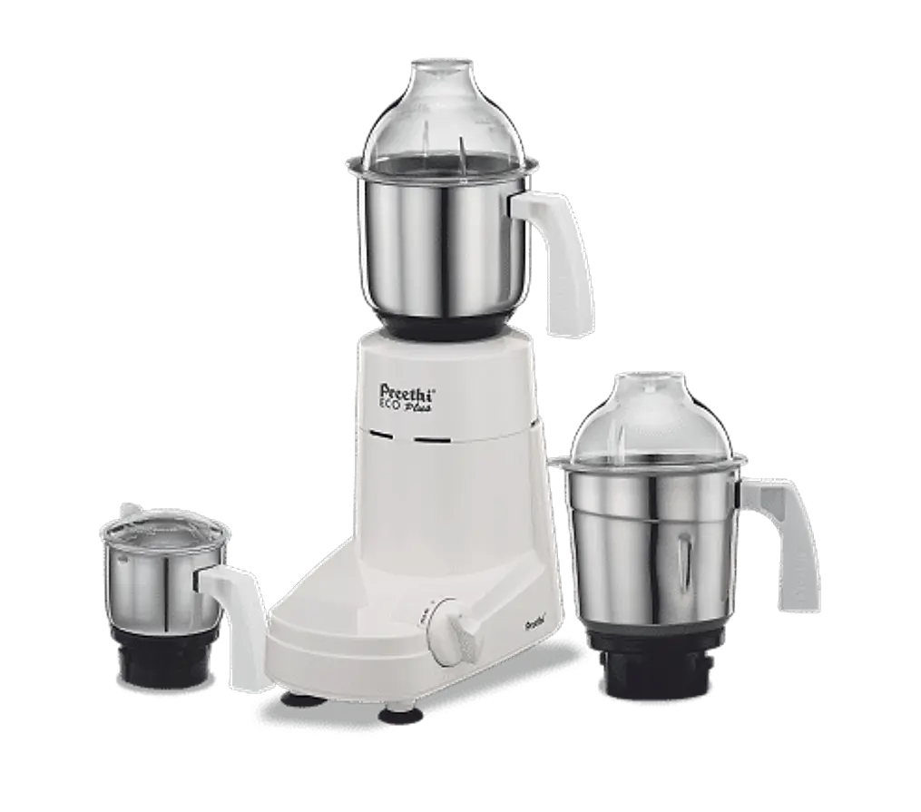 Preethi Mixie Eco Plus 110V – Steel House
